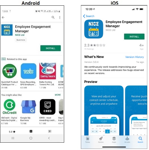 Install the Agent Mobile App